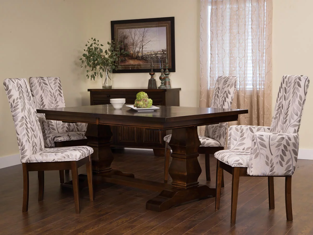 Wood Plank Table Top Dining Tables Built by Amish Artisans