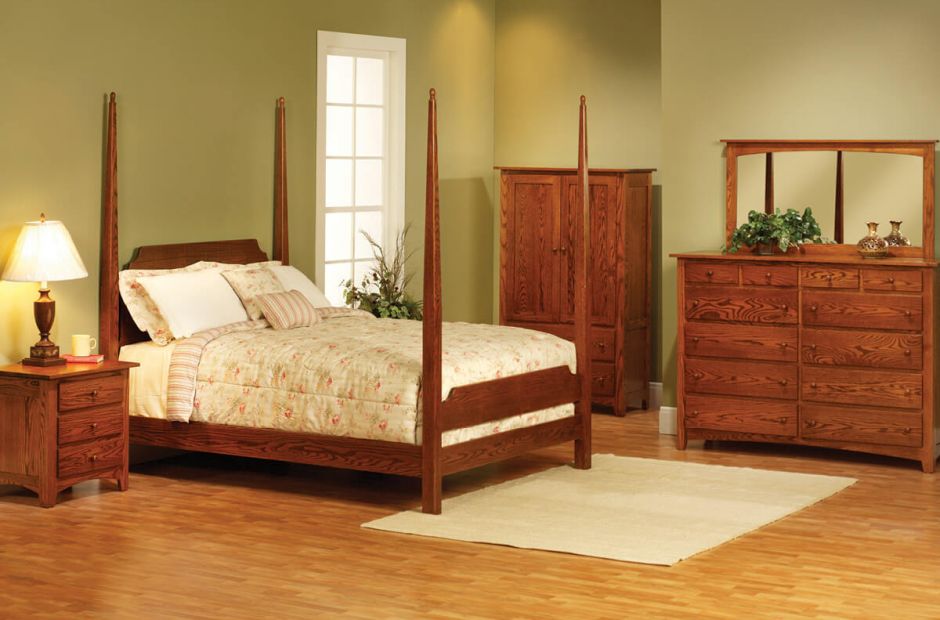 Cascade Locks Amish Bedroom Set - Countryside Amish Furniture