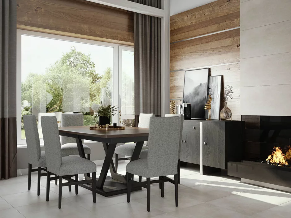 Rowlett Modern Wooden Buffet - Countryside Amish Furniture