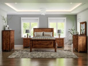 Bothell Amish Bed - Heirloom Quality Panel Bed