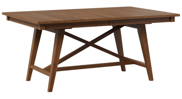 Chauvin Dining Trestle Table - Optional Center Leaf