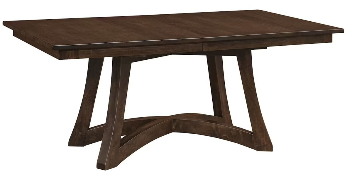 Newhalem Dining Table - Amish Made Solid Wood Expandable Table